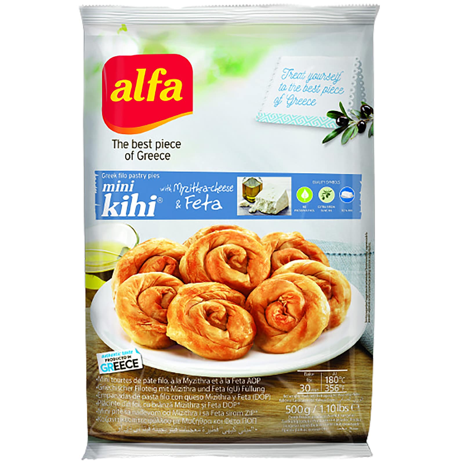 Alfa | Smrz.mini rolls spanac feta sir Alfa500g | Maxi