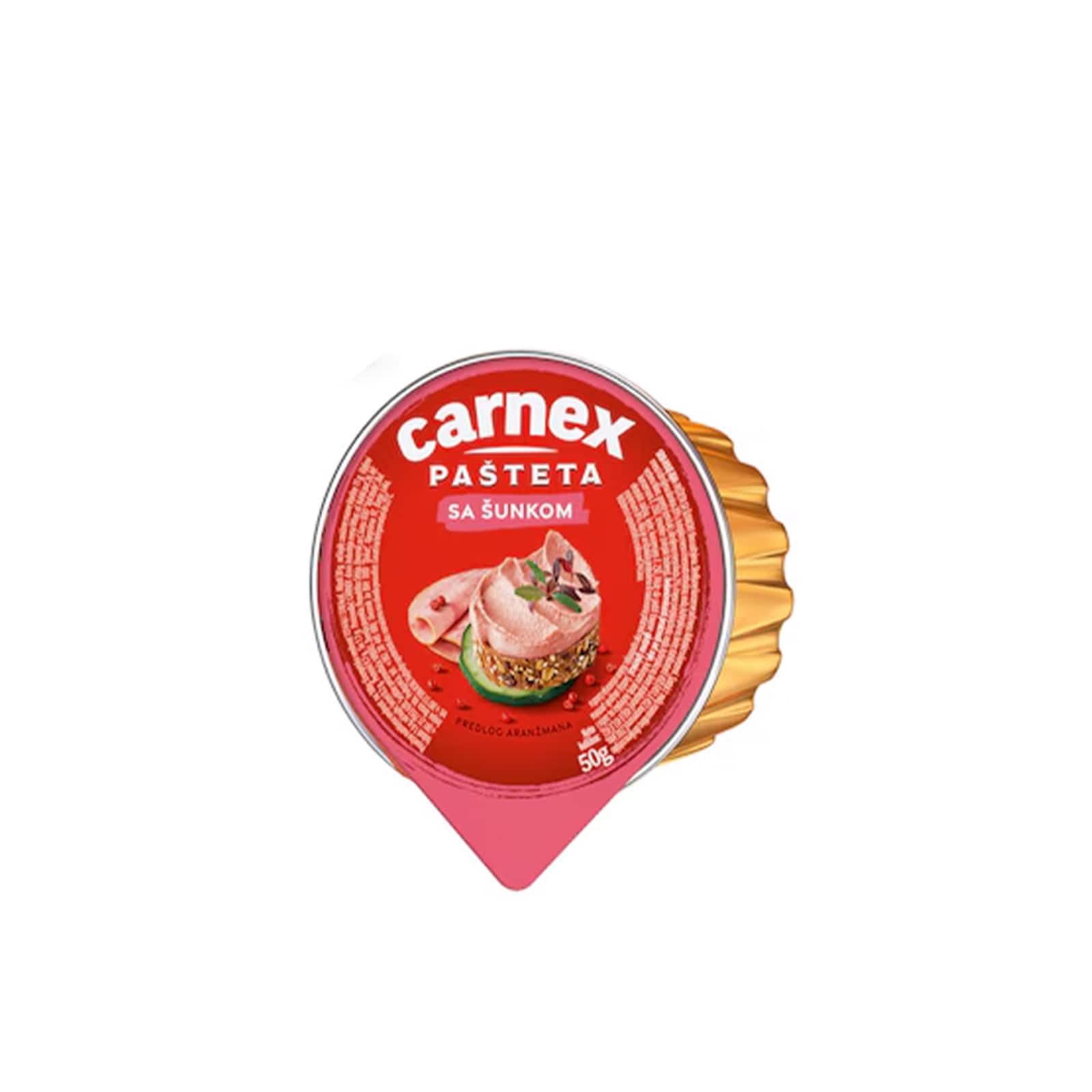 Carnex | Pasteta sa sunkom Carnex folija 50g | Maxi