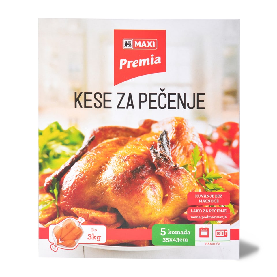 Maxi | Kesa za pecenje Premia 35x43cm 5/1 | Maxi