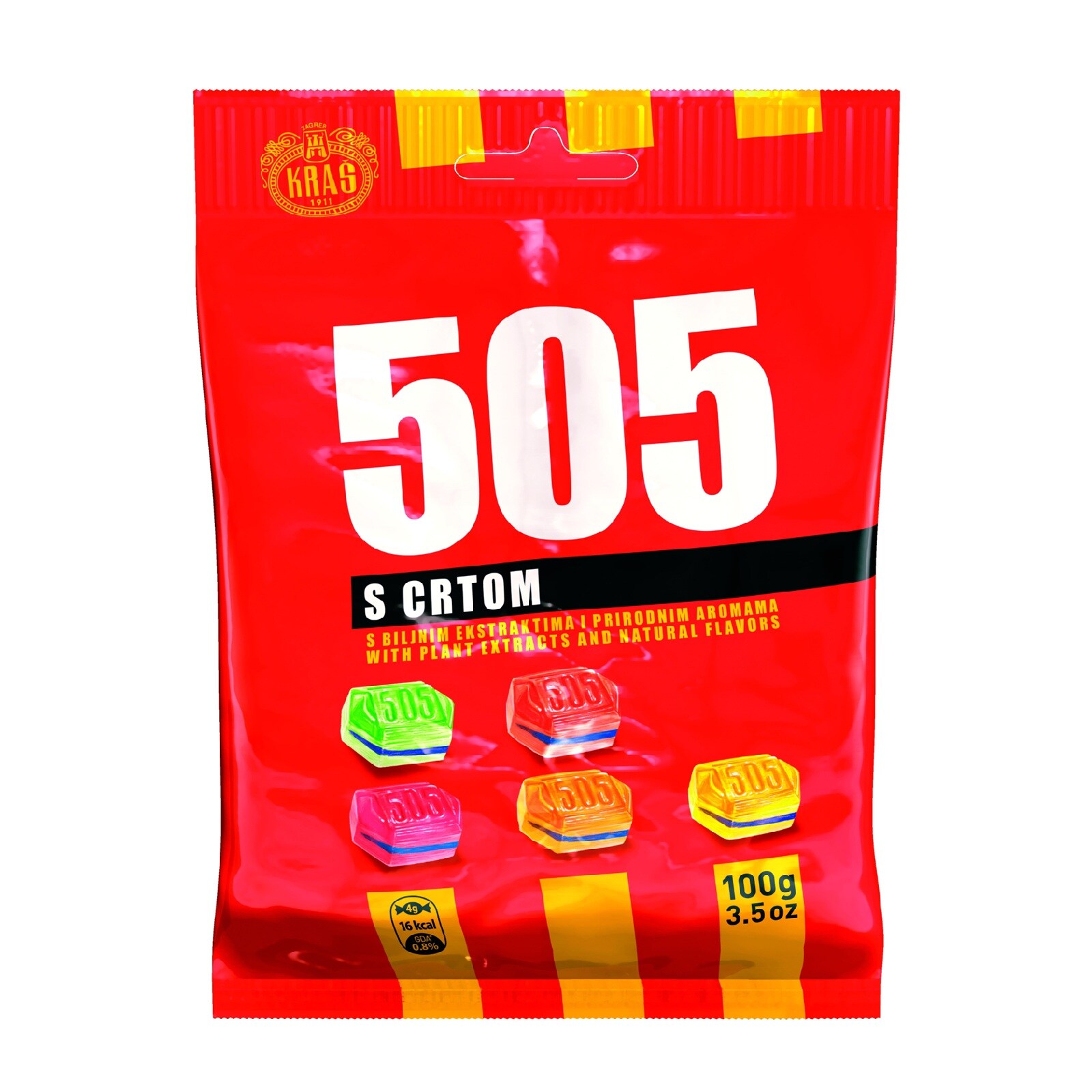 505 | Bombone sa crtom 505 100g | Maxi