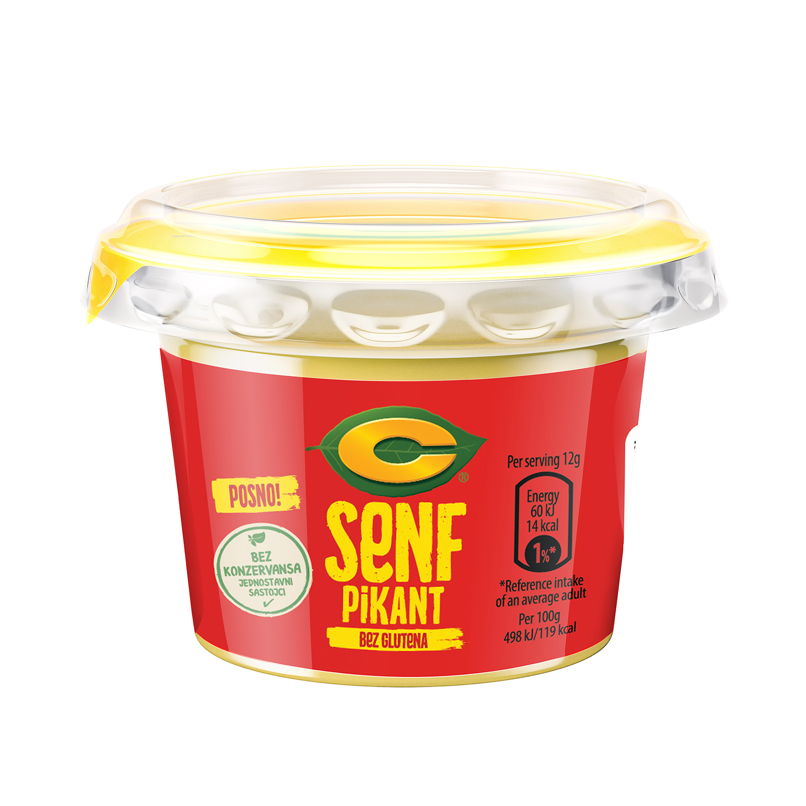 Mustard ( C Senf ) | Senf C pikant PVC 100g | Maxi