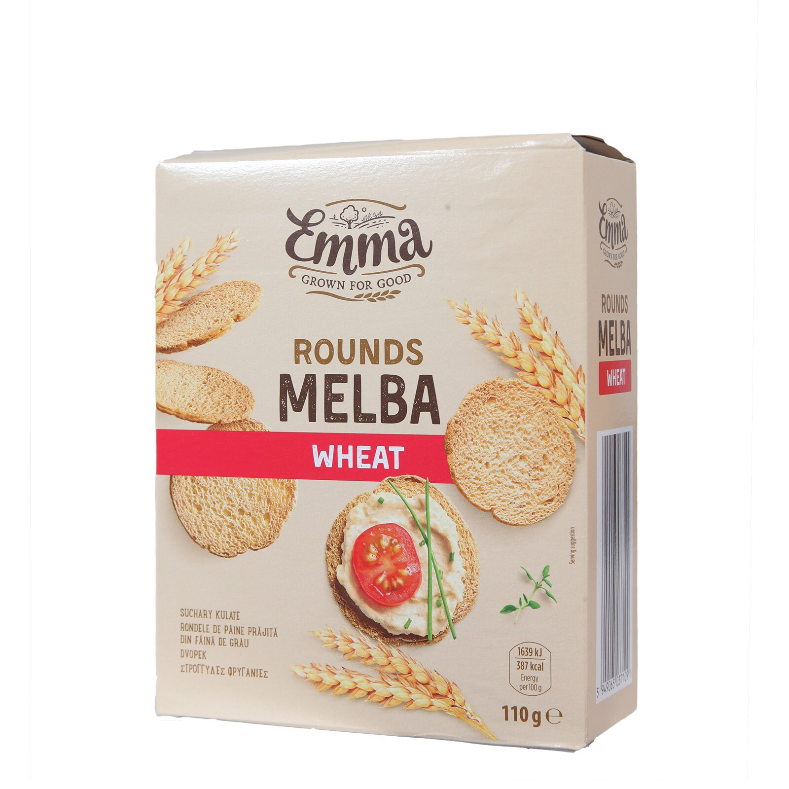 Emma | Psenicni okrugli Mleba dvopek EMMA 110g | Maxi
