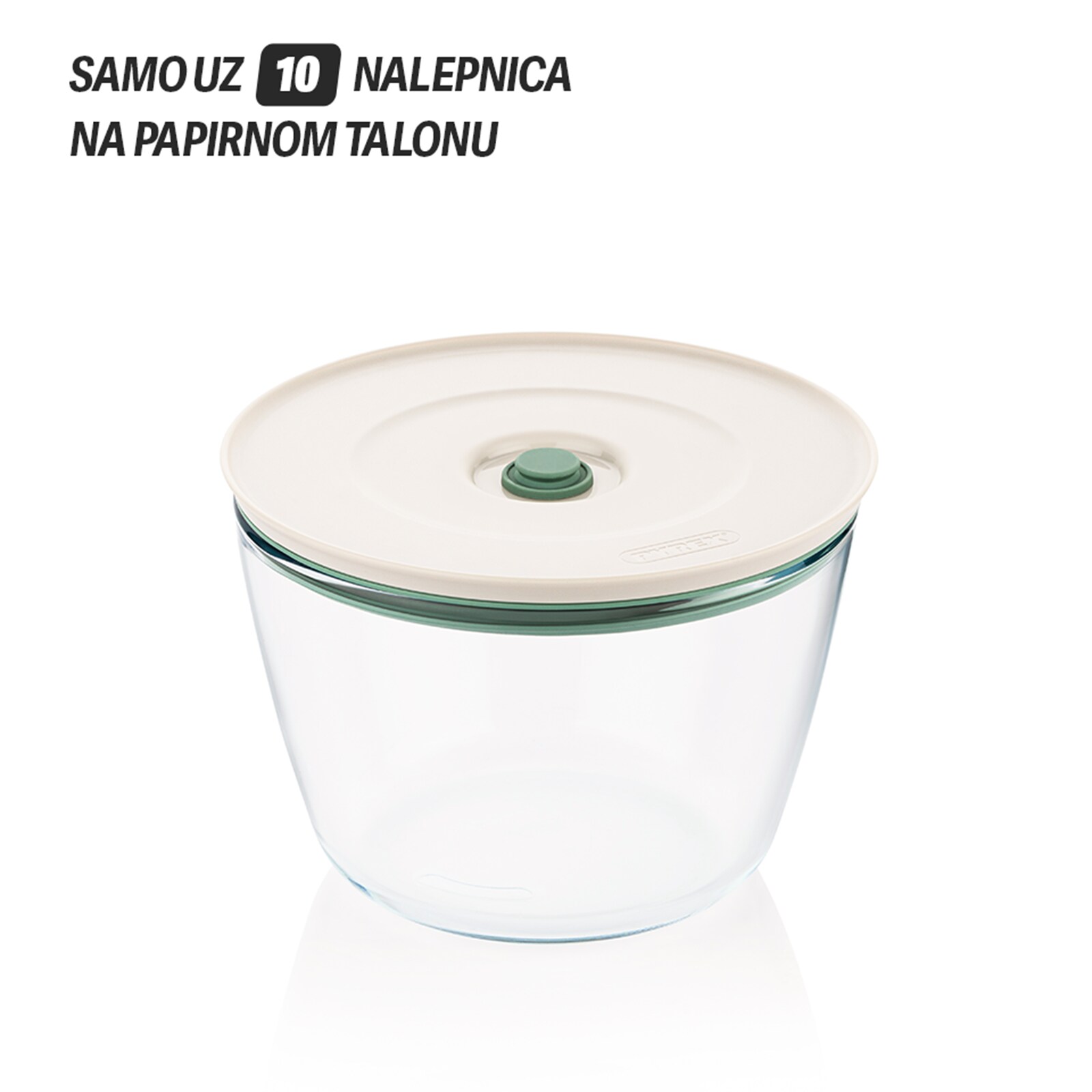 Pyrex | Okrugla vakuum posuda 1.6l,staklo Pyrex | Maxi