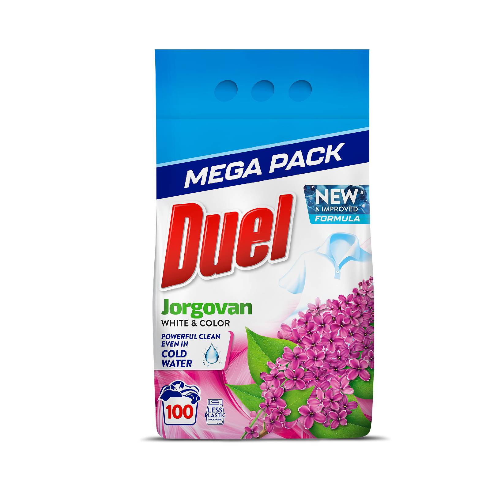 Duel | Praskasti detergent Duel Jorgovan 9kg | Maxi