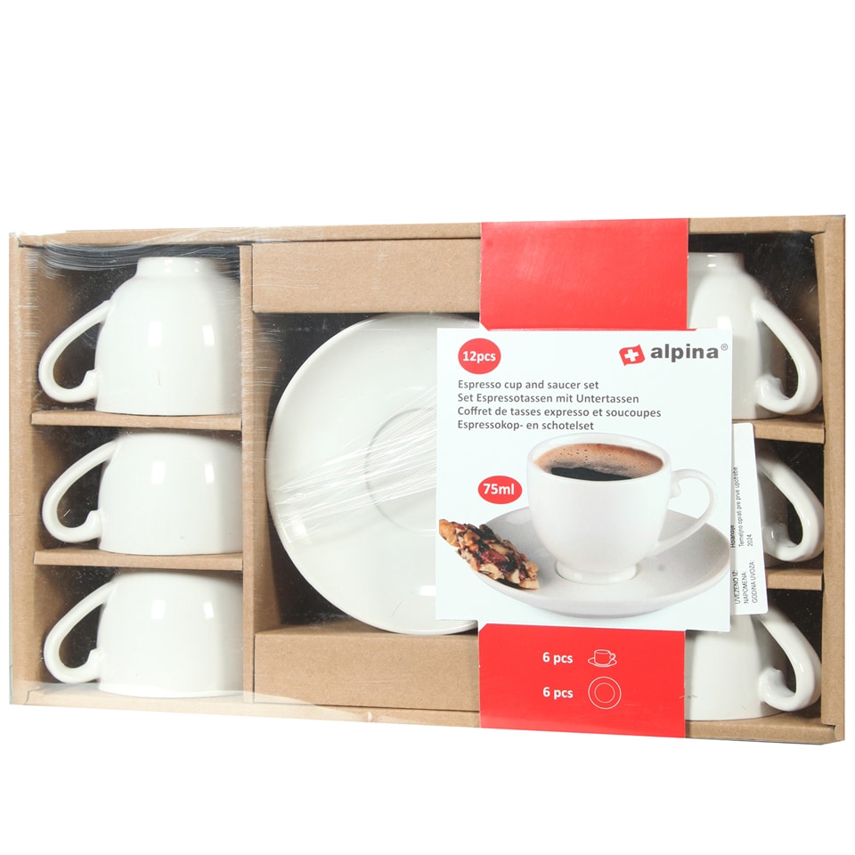 EDCO EINDHOVEN | Set soljica,tanjiric-espresso 12/1 358 | Maxi