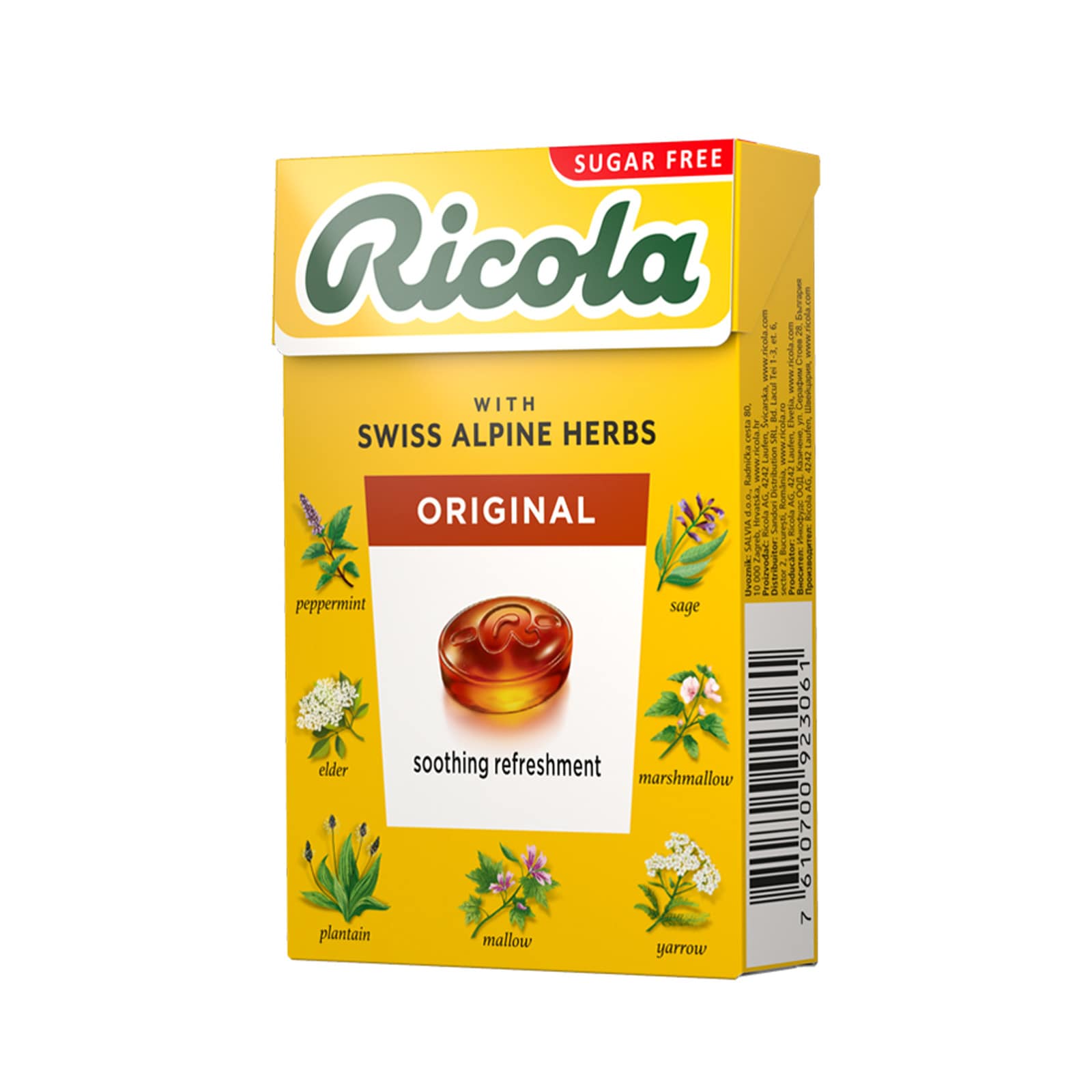 Ricola | Bombone bez secera Ricola Original 40g | Maxi