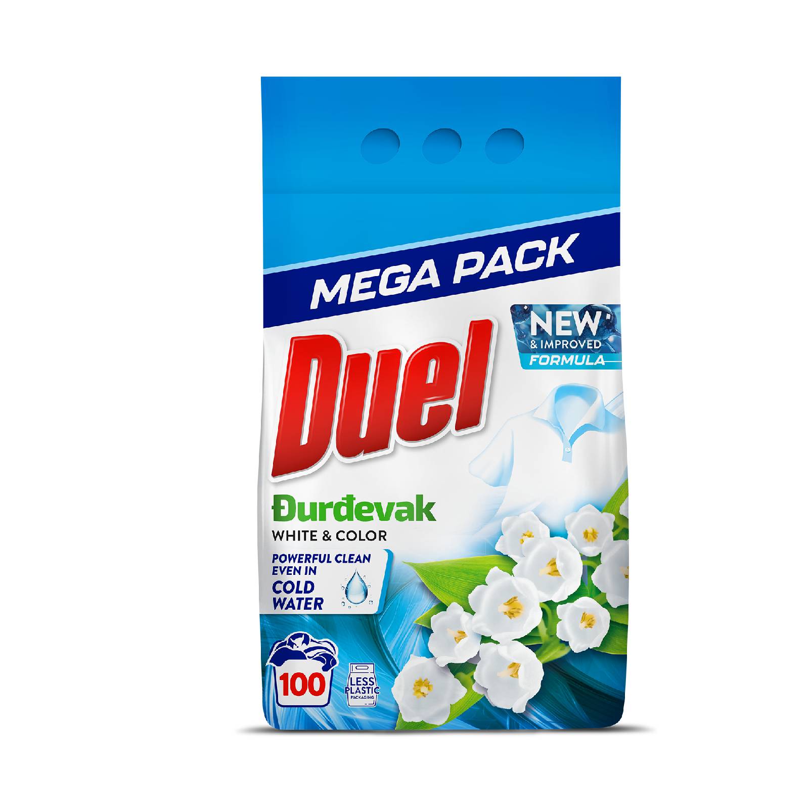 Duel | Praskasti detergent Duel djurdjevak 9kg | Maxi