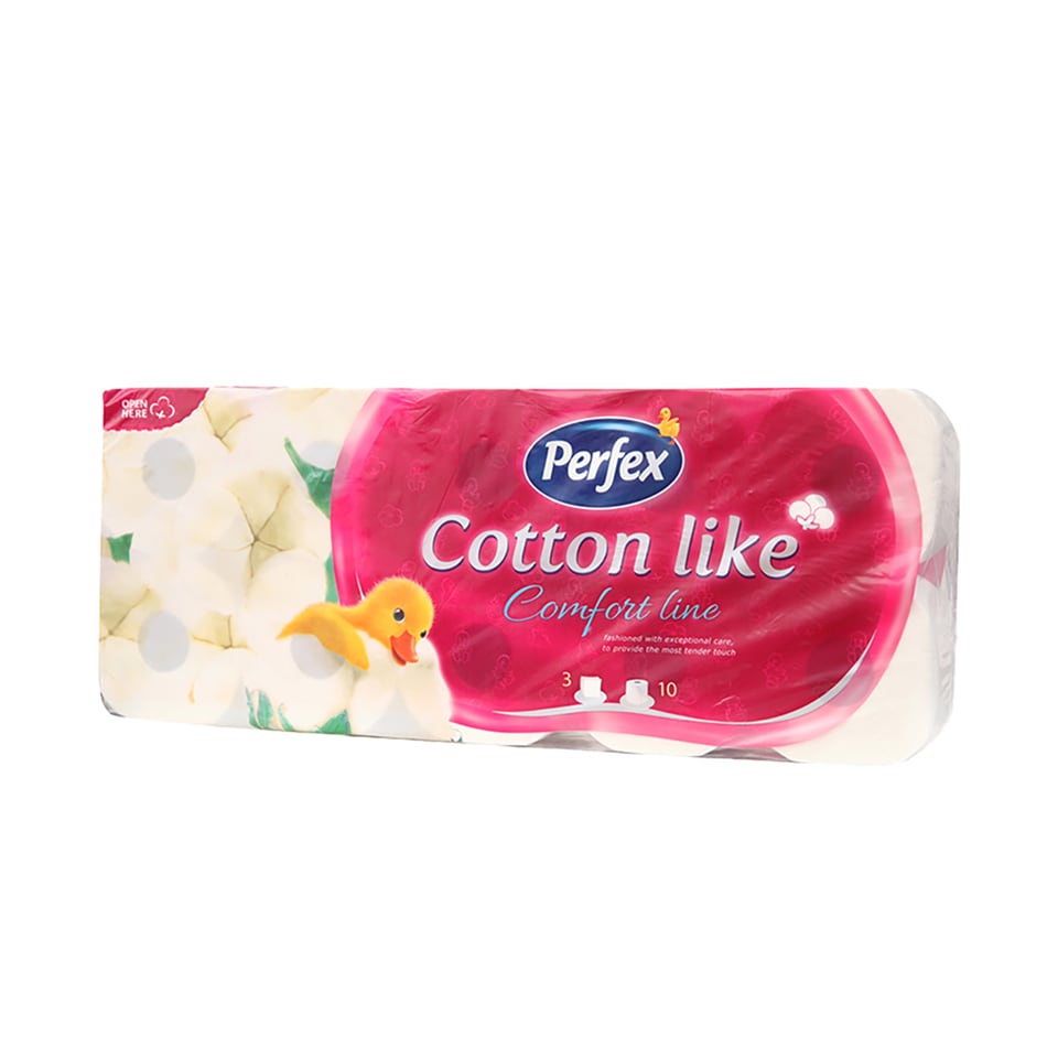 Perfex | Toalet papir Cot.comfort Perfex 3sl 10/1 | Maxi