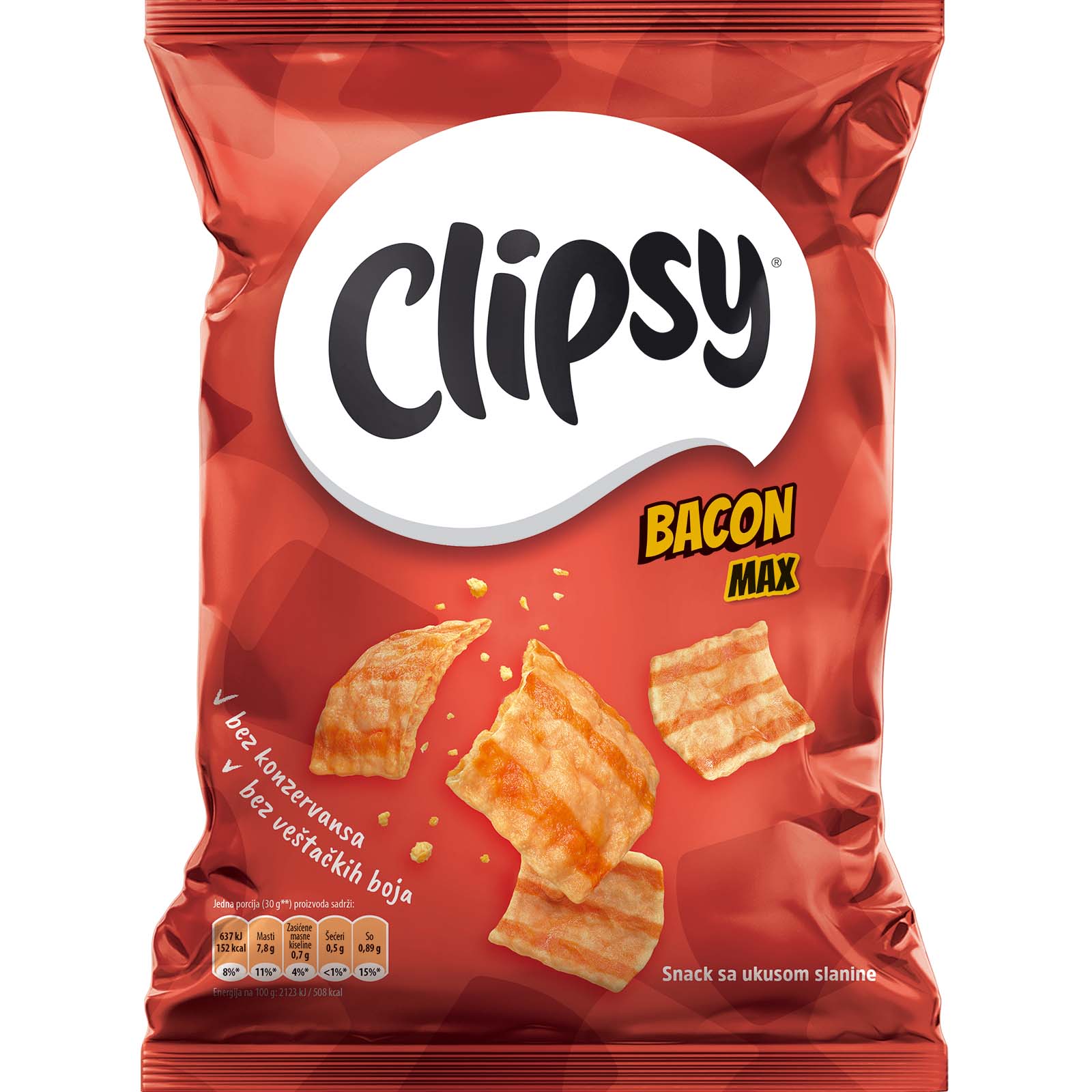 Clipsy | Flips slanina Clipsy Max 27g | Maxi