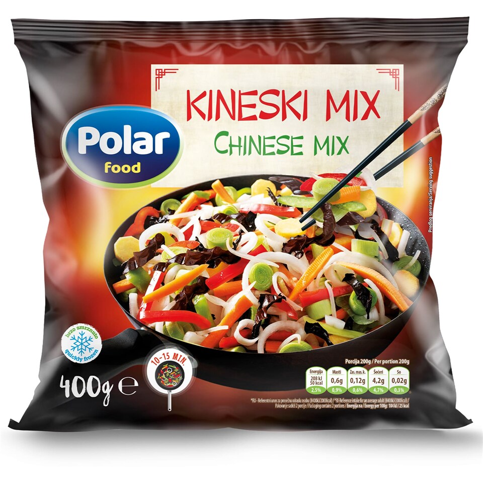 POLAR FOOD DOO | Smrznuti Kineski mix Polar Food 400g | Maxi